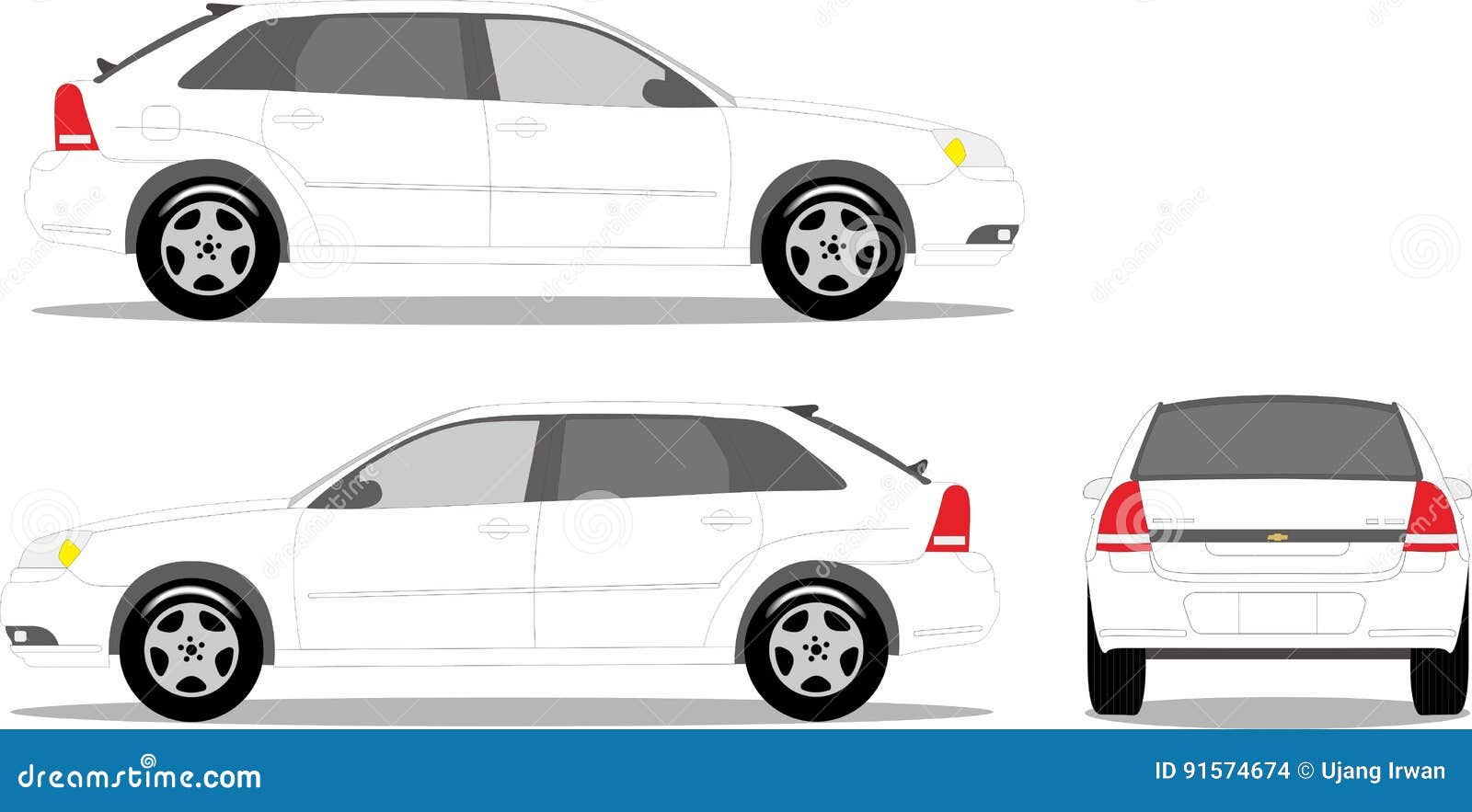 Car dimension style stock vector. Illustration of company - 91574674