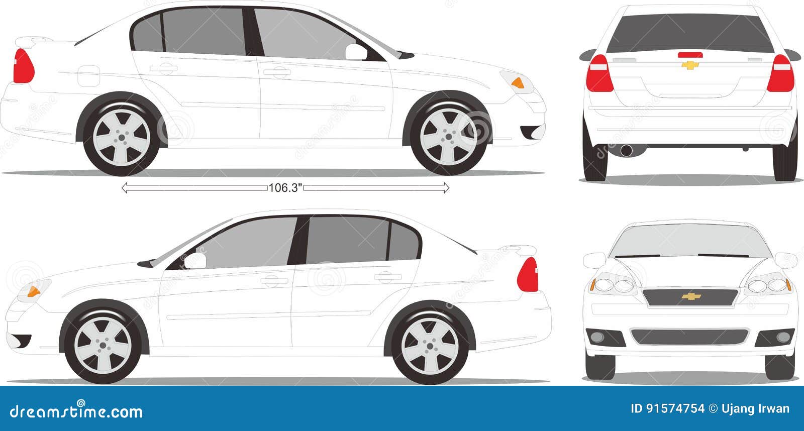 Car dimension style stock vector. Illustration of style - 91574754