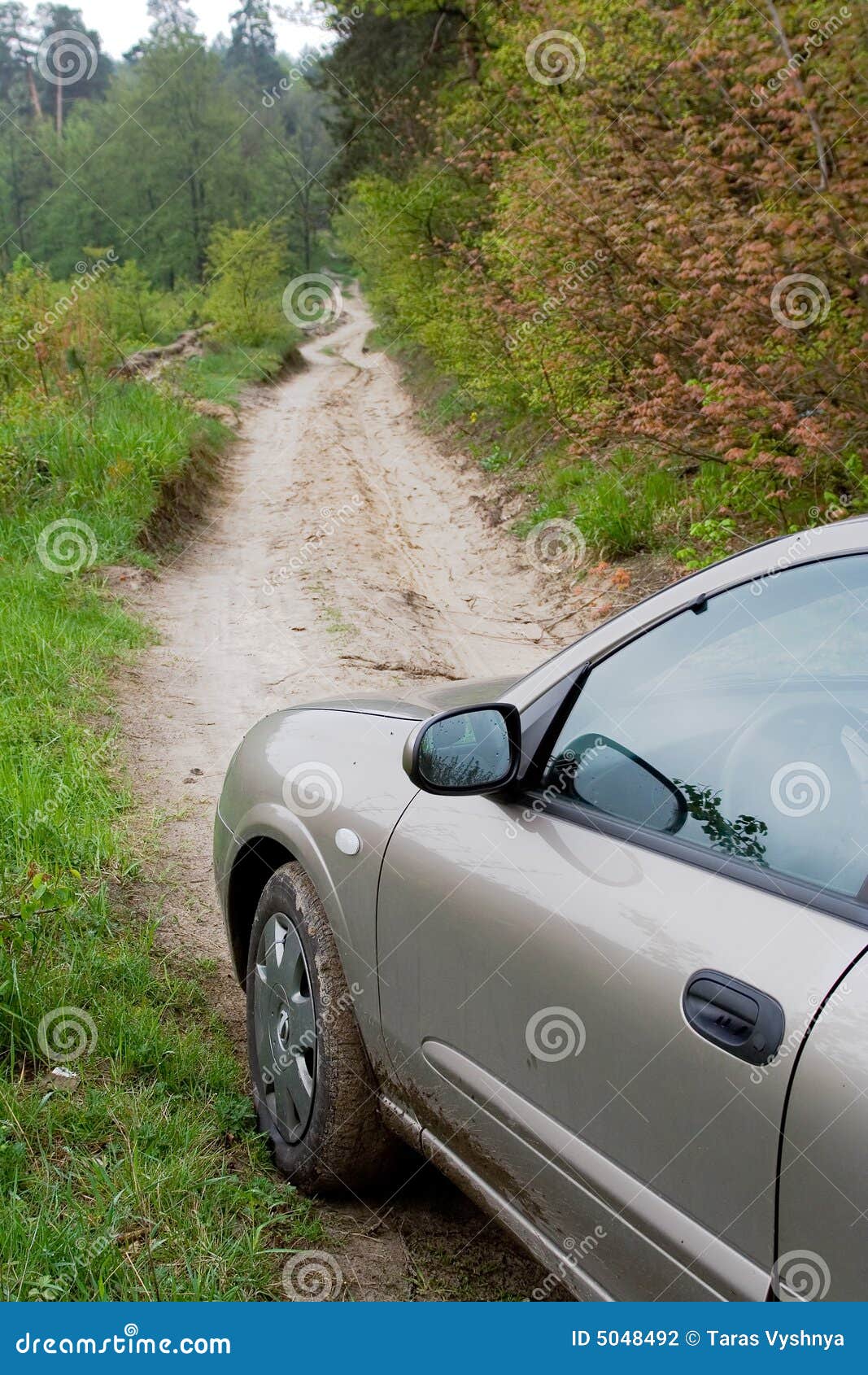 Car dirt road side view stock photo. Image of cars, brown - 5048492