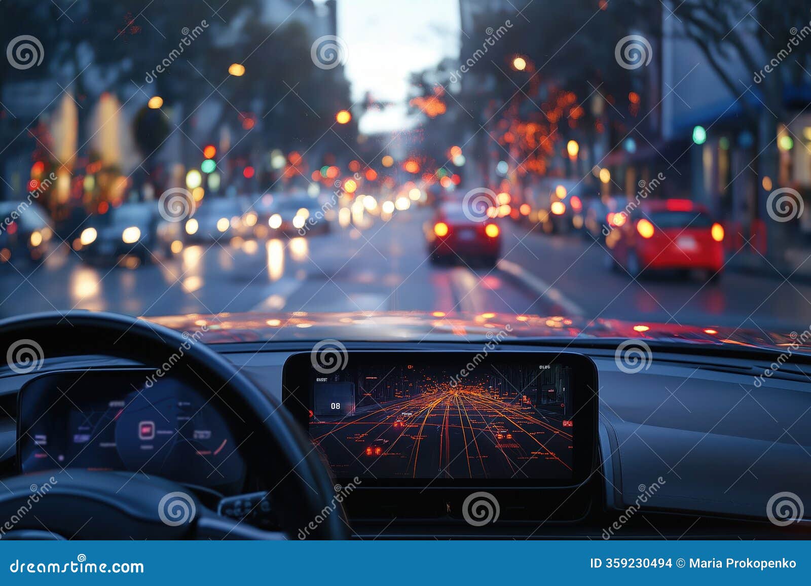 Car Display: Real-Time Visualization of Surroundings, Traffic, and ...