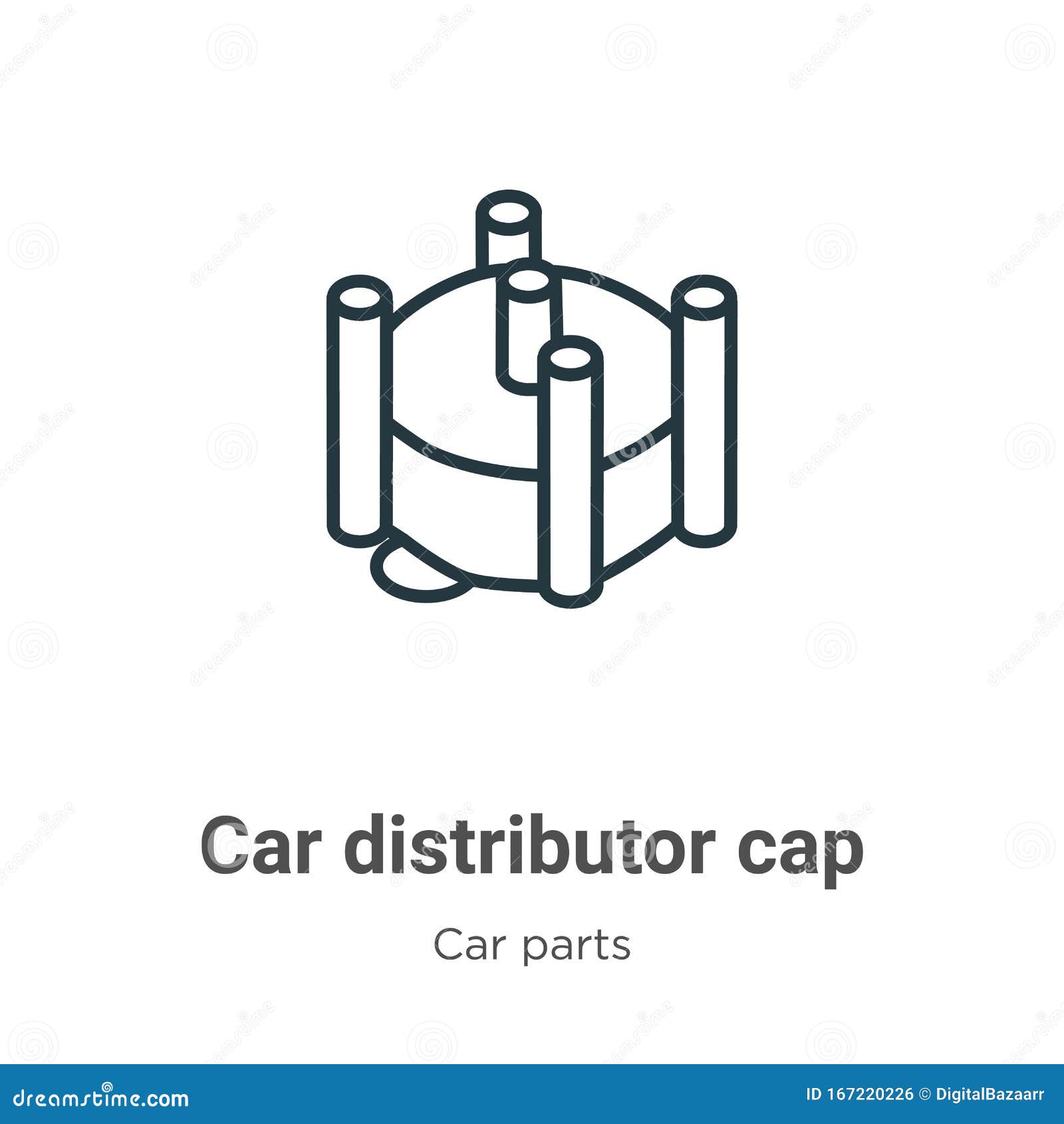 Distributor Line Icons, Signs, Vector Set, Outline Illustration Concept ...