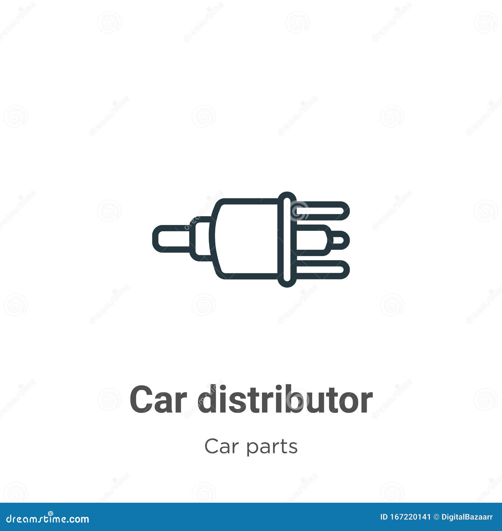 Distributor Line Icons, Signs, Vector Set, Outline Illustration Concept ...
