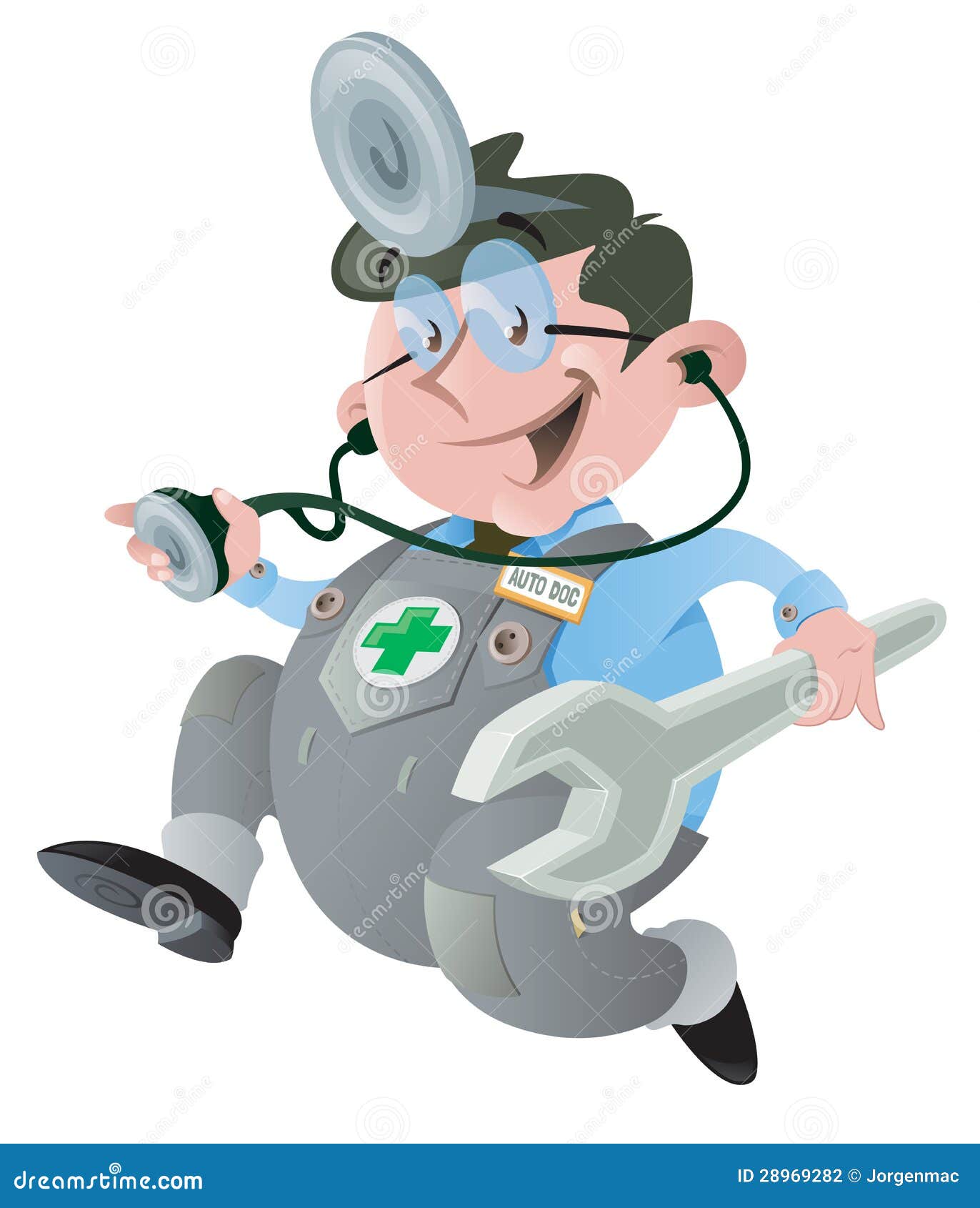 Car Doctor stock vector. Illustration of vector, maintenance - 28969282