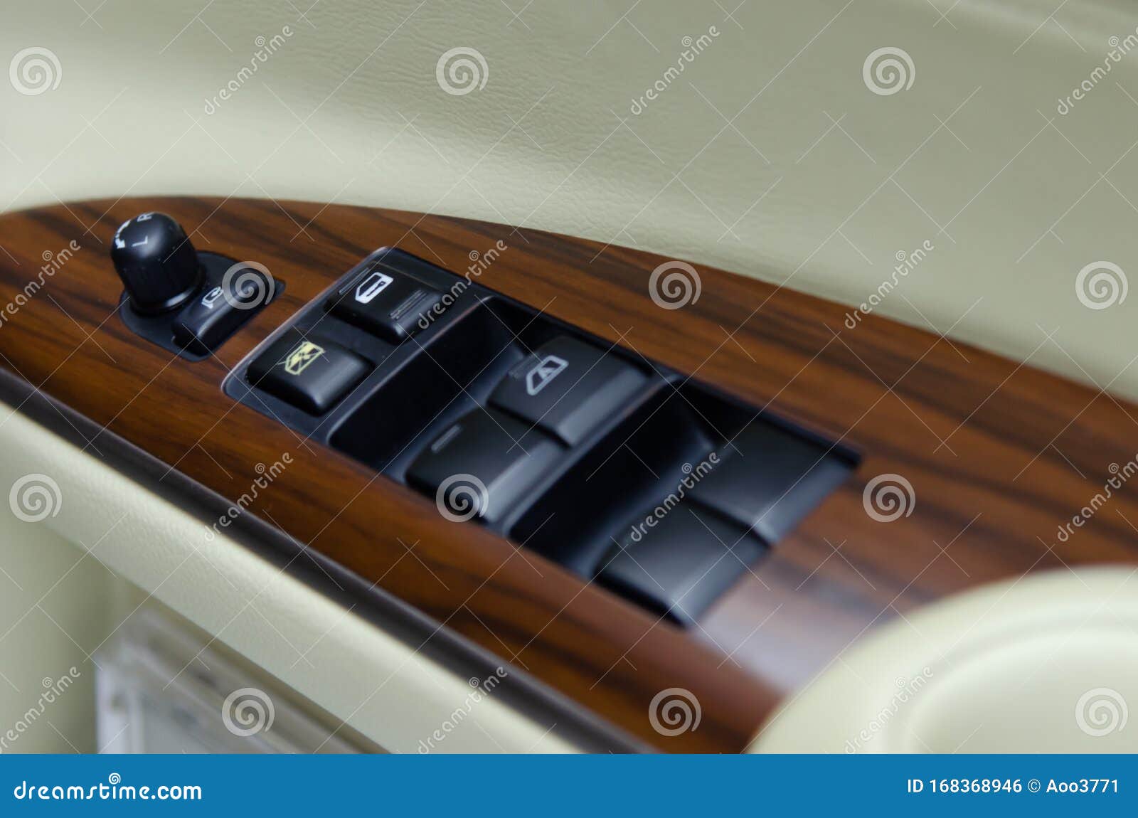Car door panel stock photo. Image of interior, electric - 168368946