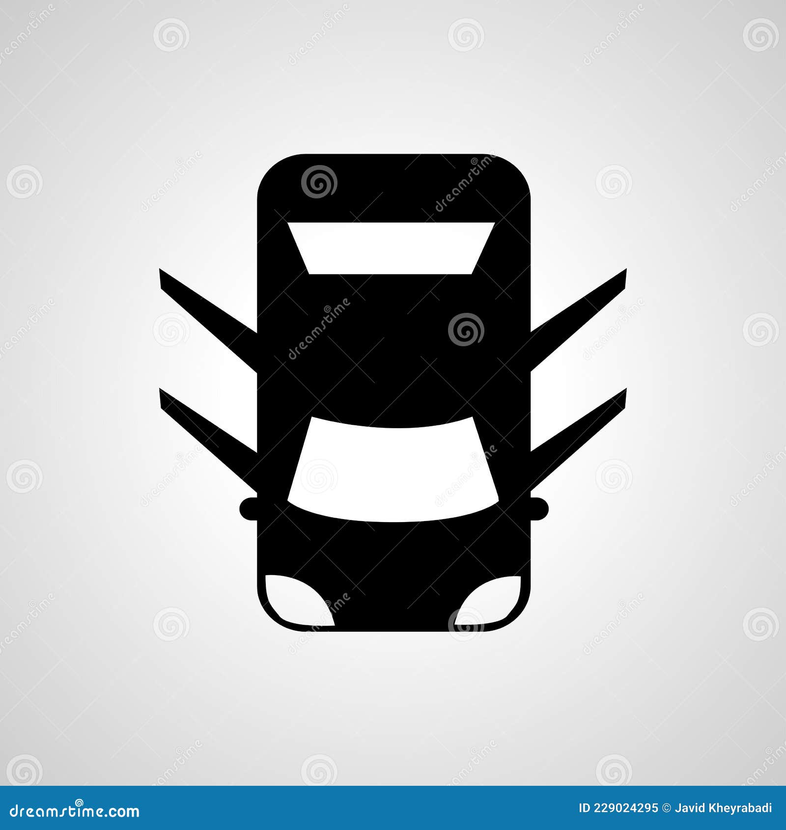 Car Doors Open Line Icon. Car Doors Open Linear Outline Icon Stock ...