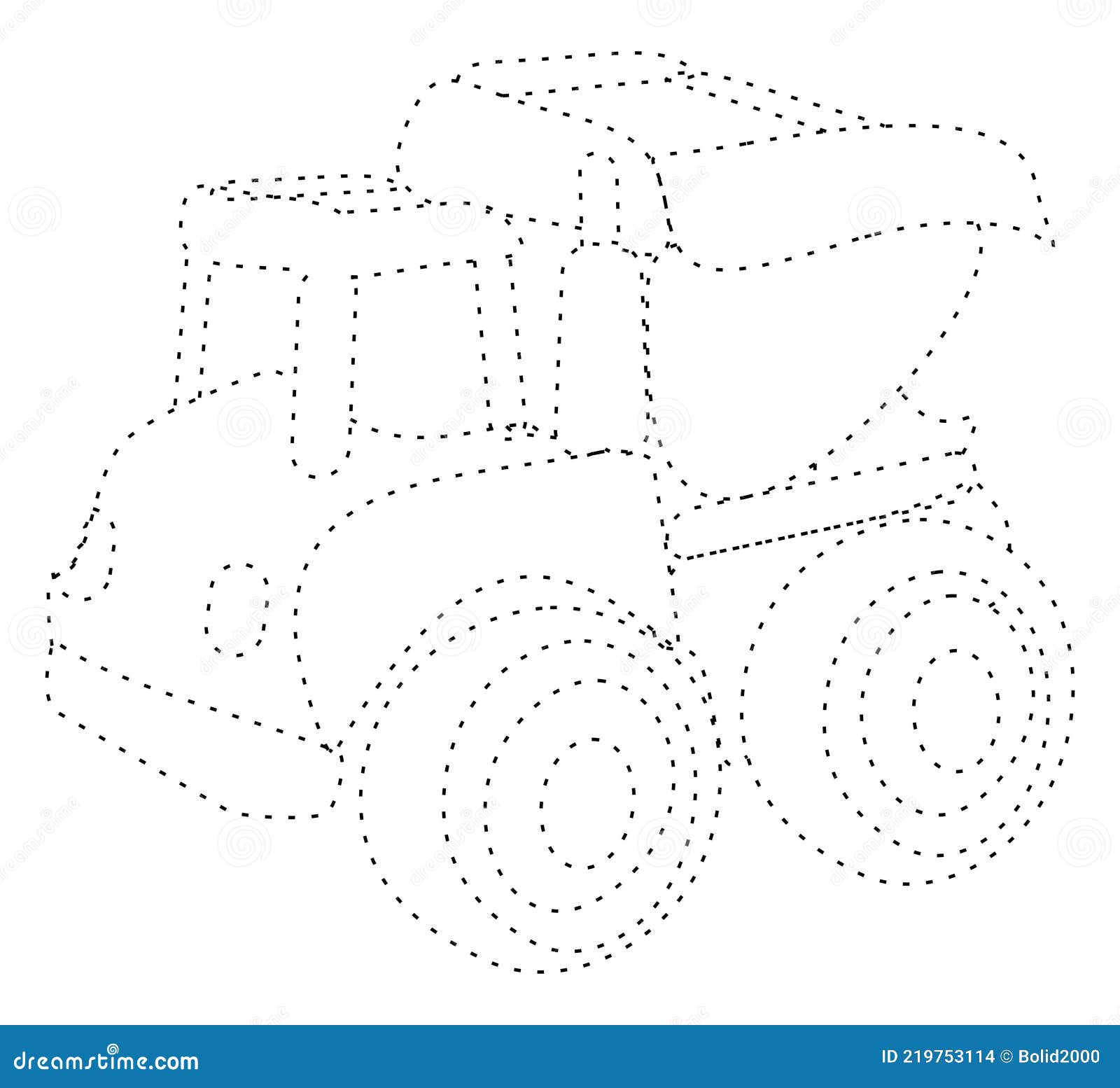 Coloring By The Dotted Line Pegasus Cartoon Vector | CartoonDealer.com ...