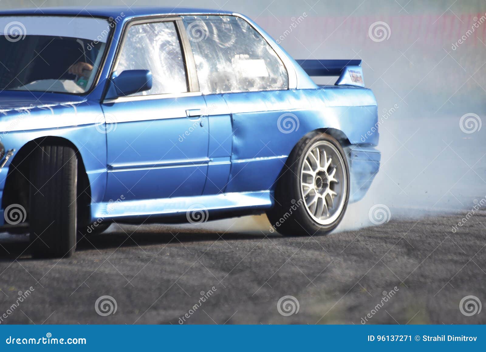 Car Drift As Extreme and Fun Sport Stock Image - Image of race ...
