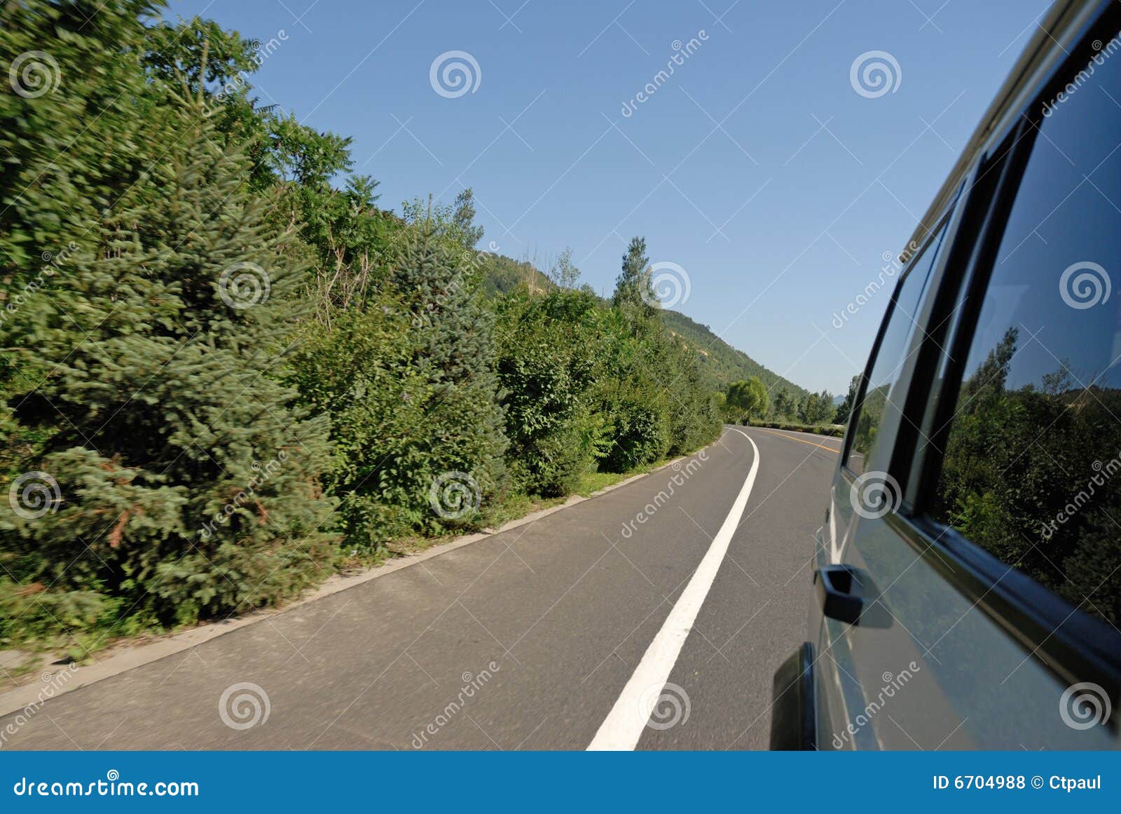 Car drive on the road stock photo. Image of background - 6704988