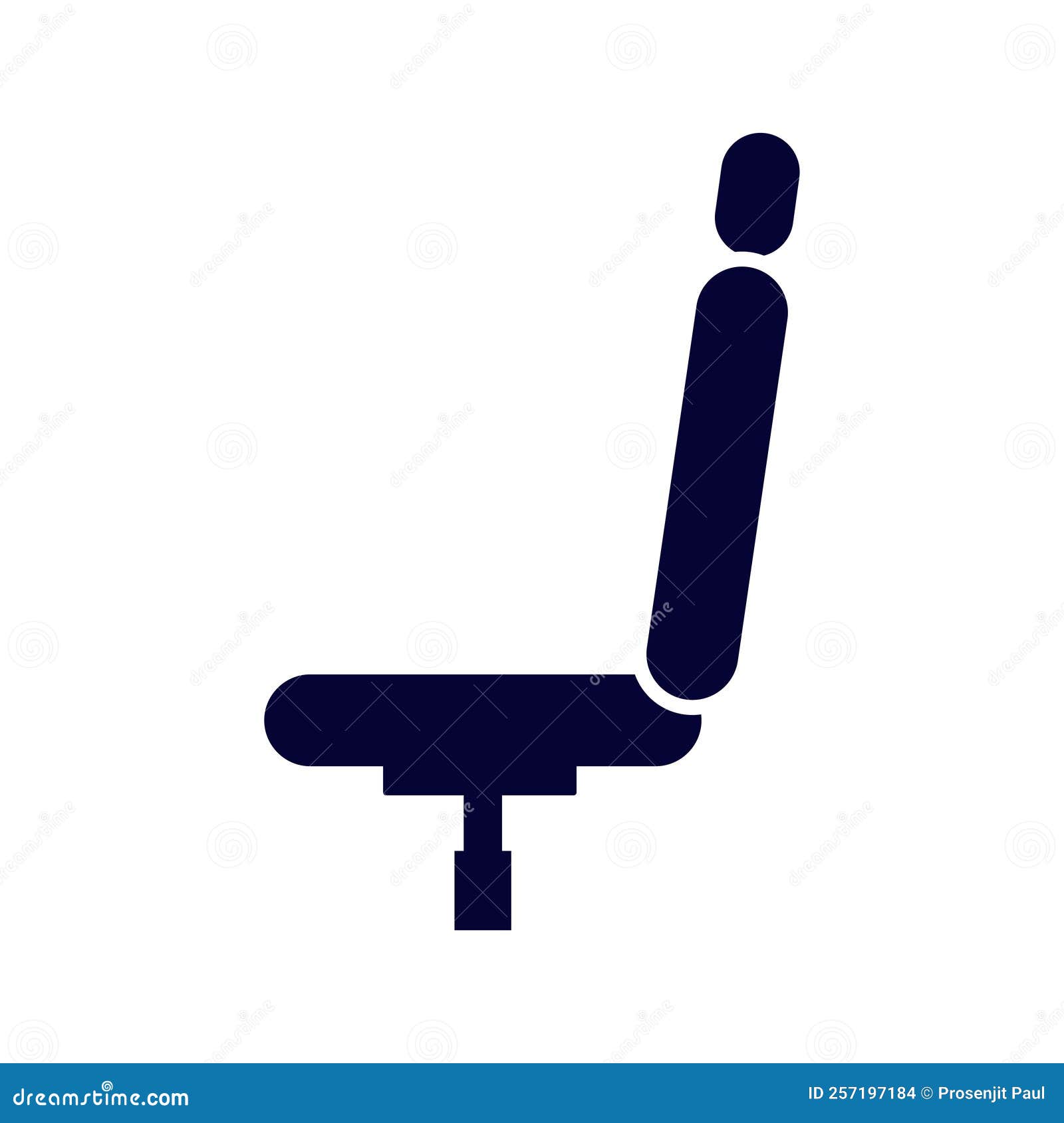 Car driver seat icon stock vector. Illustration of childhood - 257197184