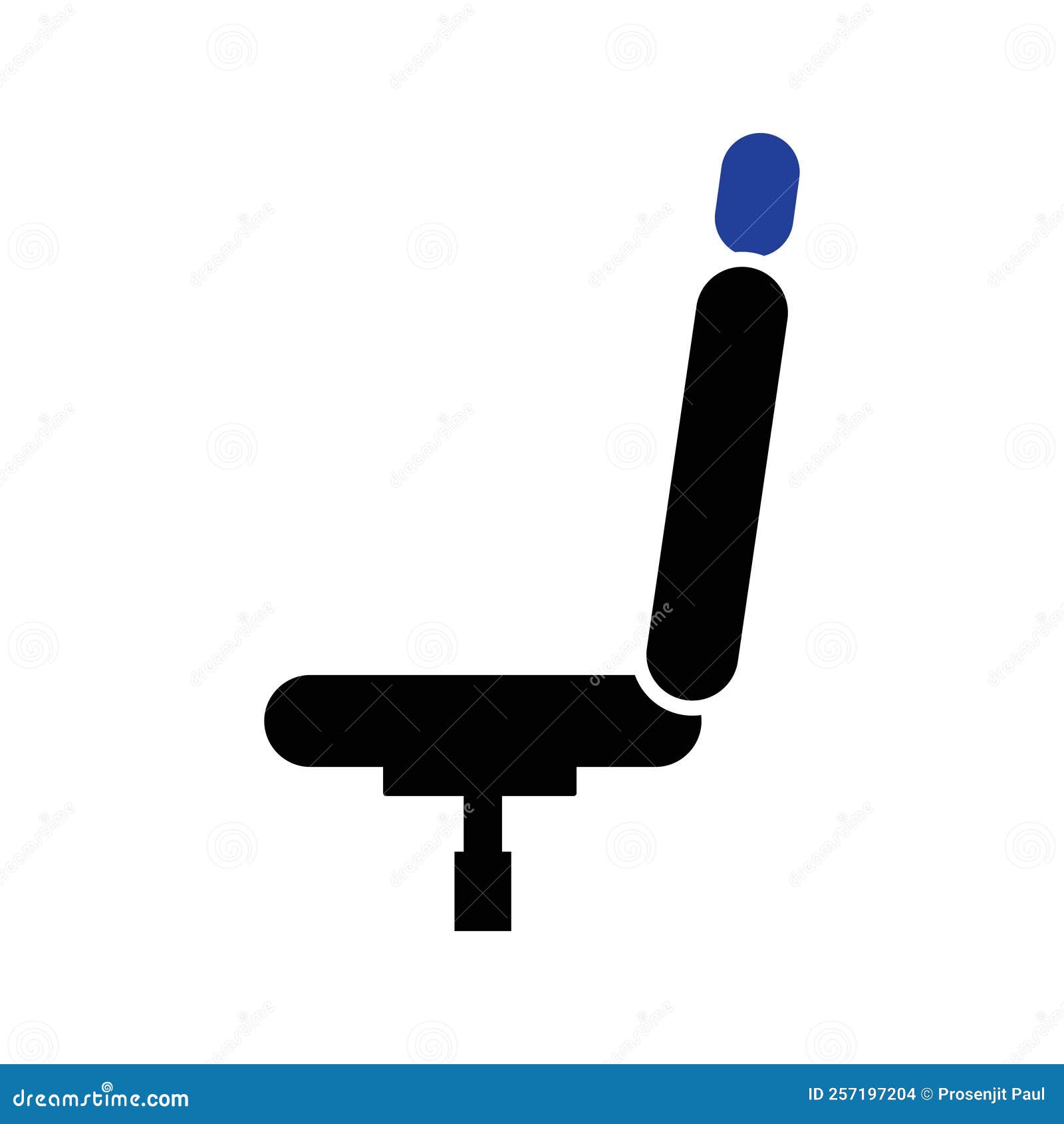 Car driver seat icon stock vector. Illustration of drive - 257197204