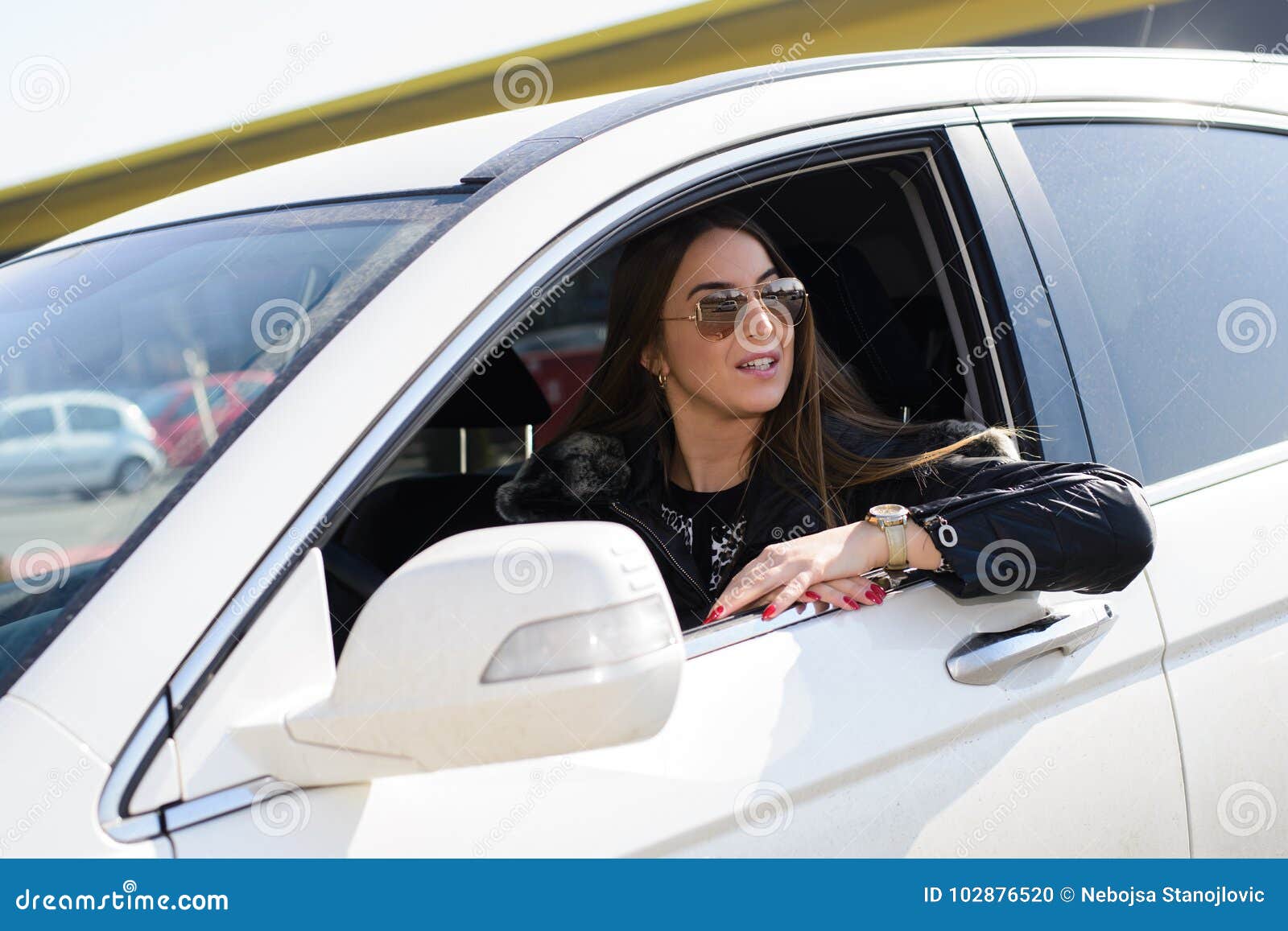 Car driving and fun stock photo. Image of driving, adult - 102876520