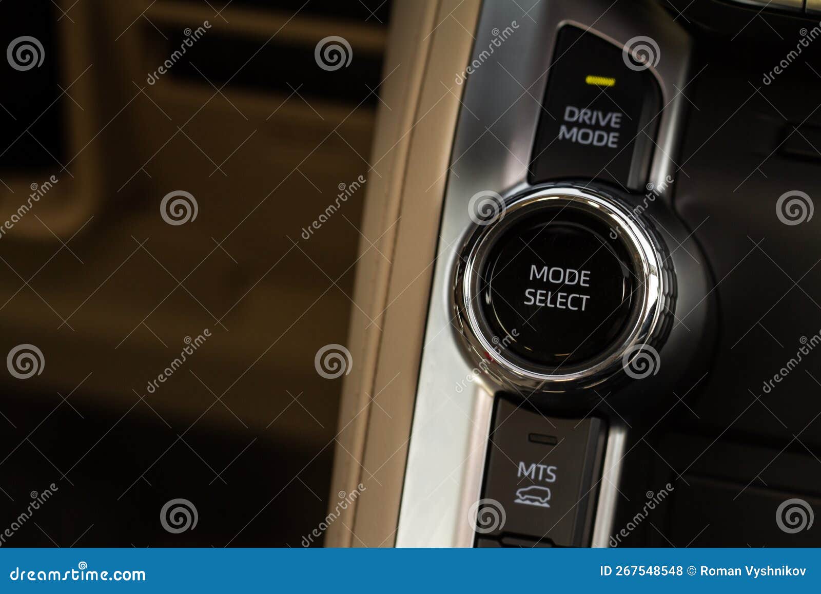 Car driving mode switch. stock photo. Image of switch - 267548548