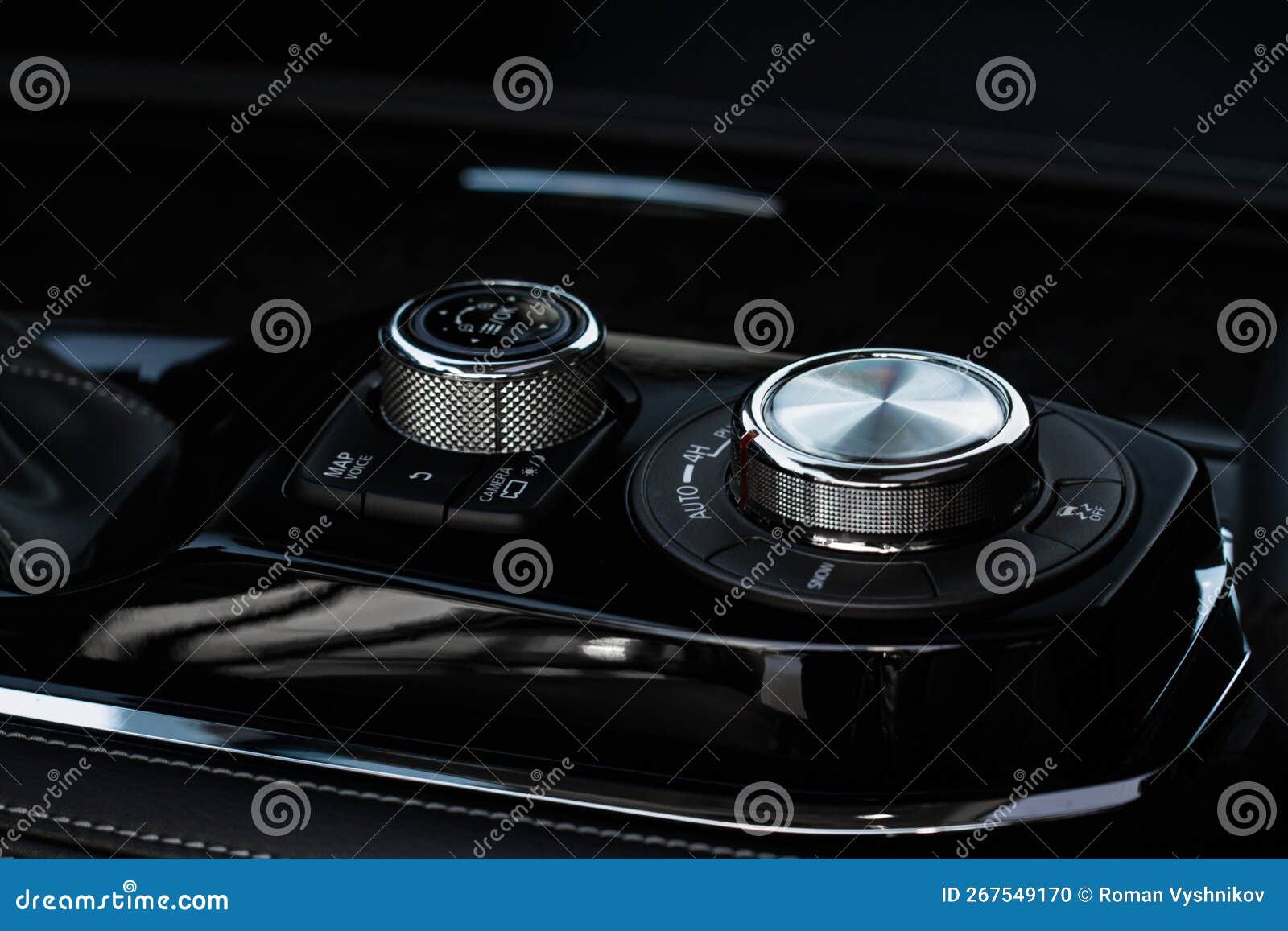 Car driving mode switch. stock photo. Image of mode - 267549170