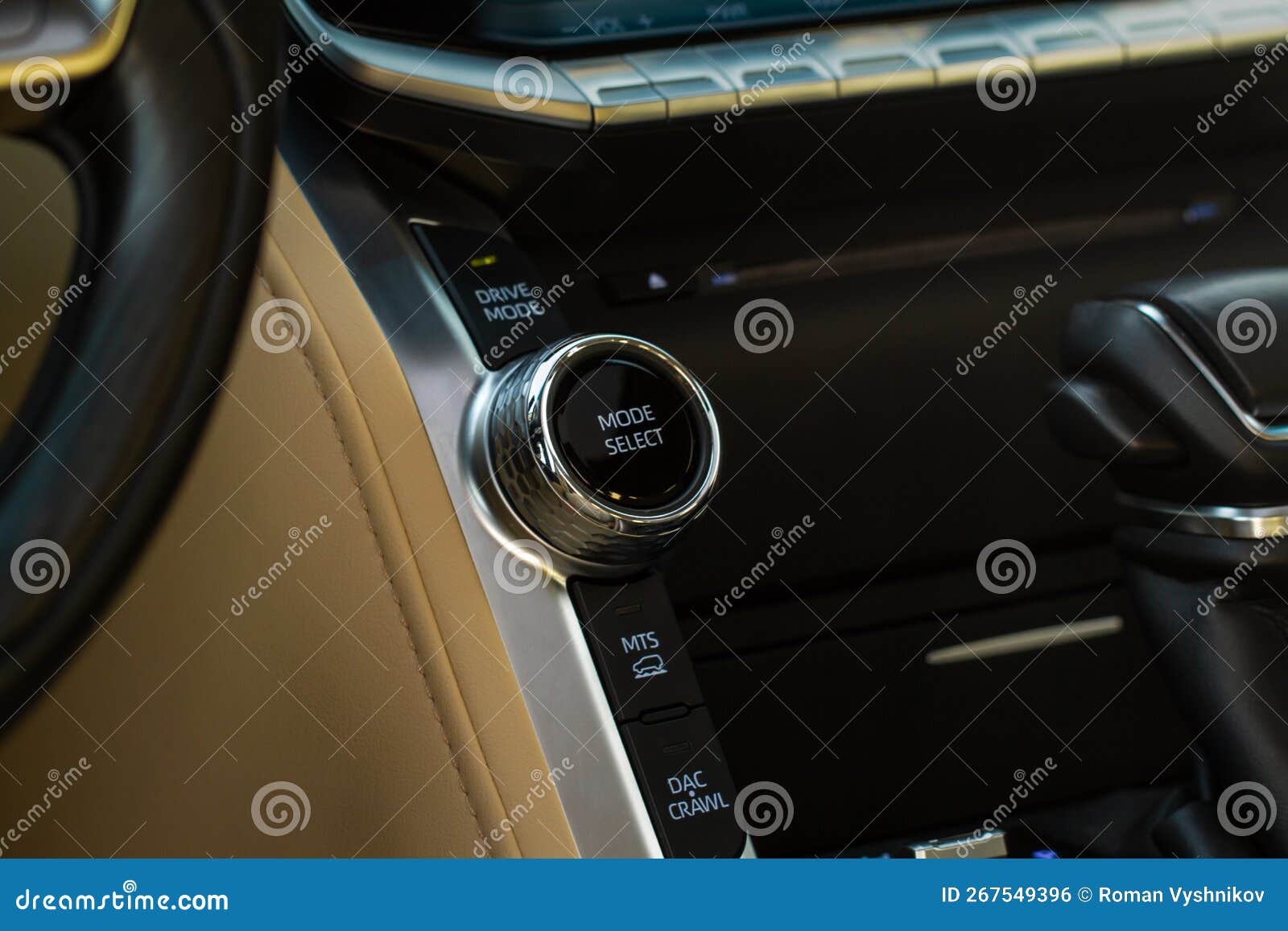 Car driving mode switch. stock photo. Image of transport - 267549396