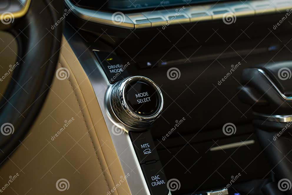 Car driving mode switch. stock photo. Image of transport - 267549396