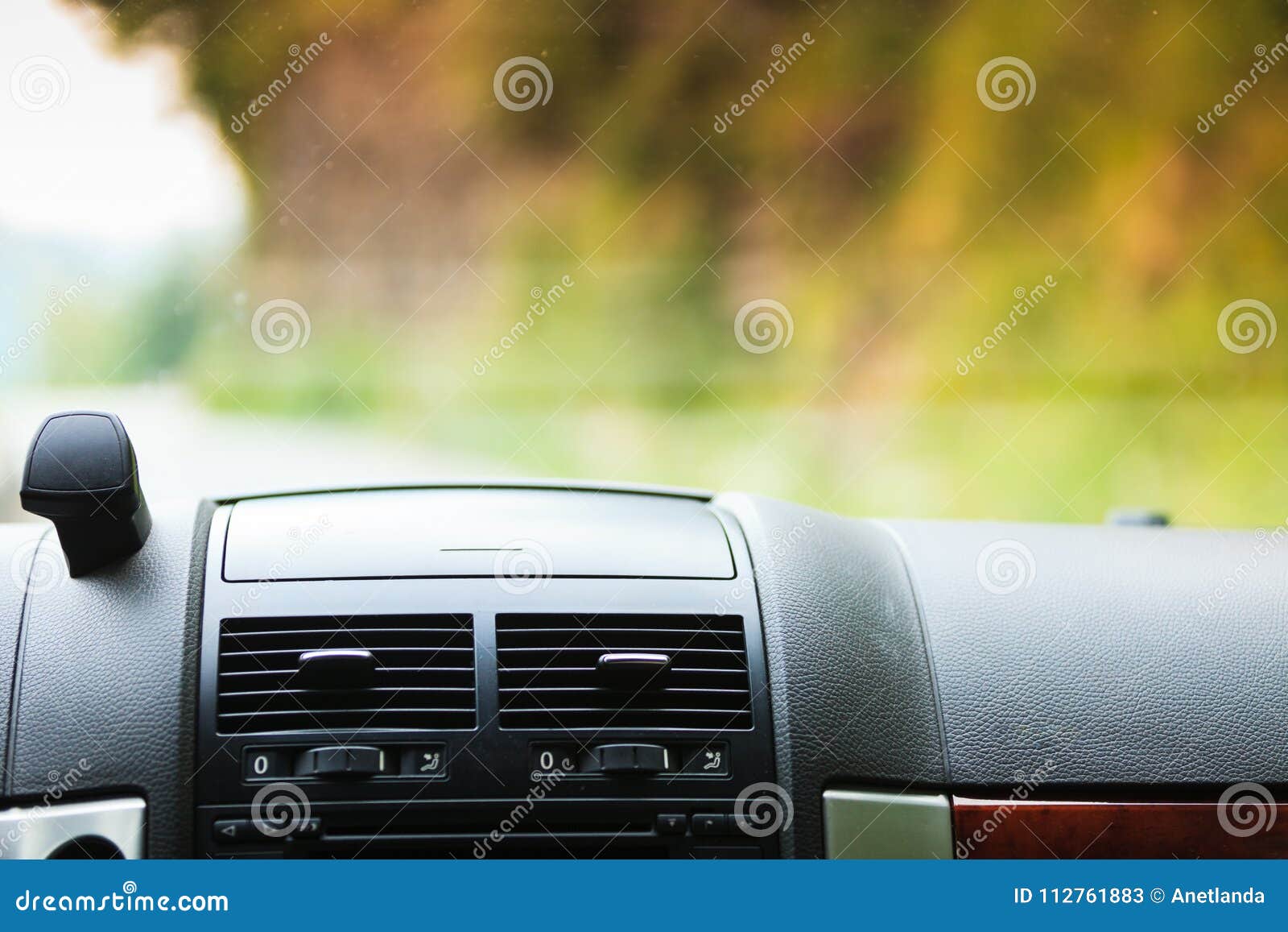 Front View From Inside Of A Car