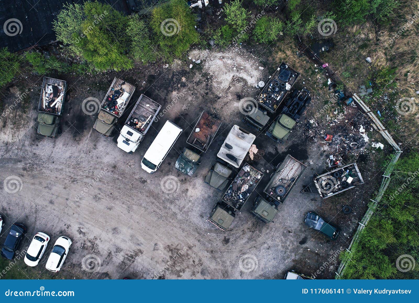 Car Dump stock image. Image of heap, sweepings, refuse - 117606141
