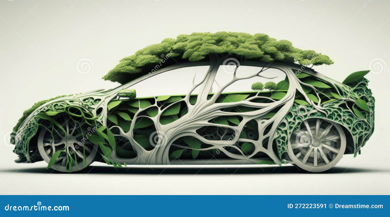 Car ecological concept stock illustration. Illustration of charge ...