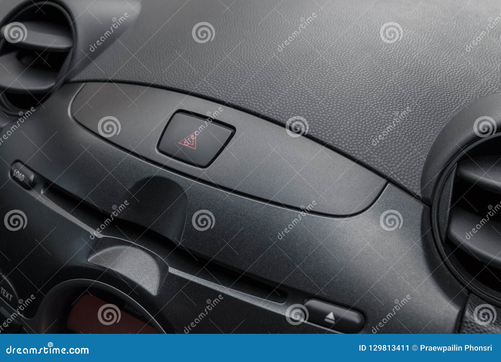 Car Emergency Button in Driver Place. Stock Image - Image of comfort ...
