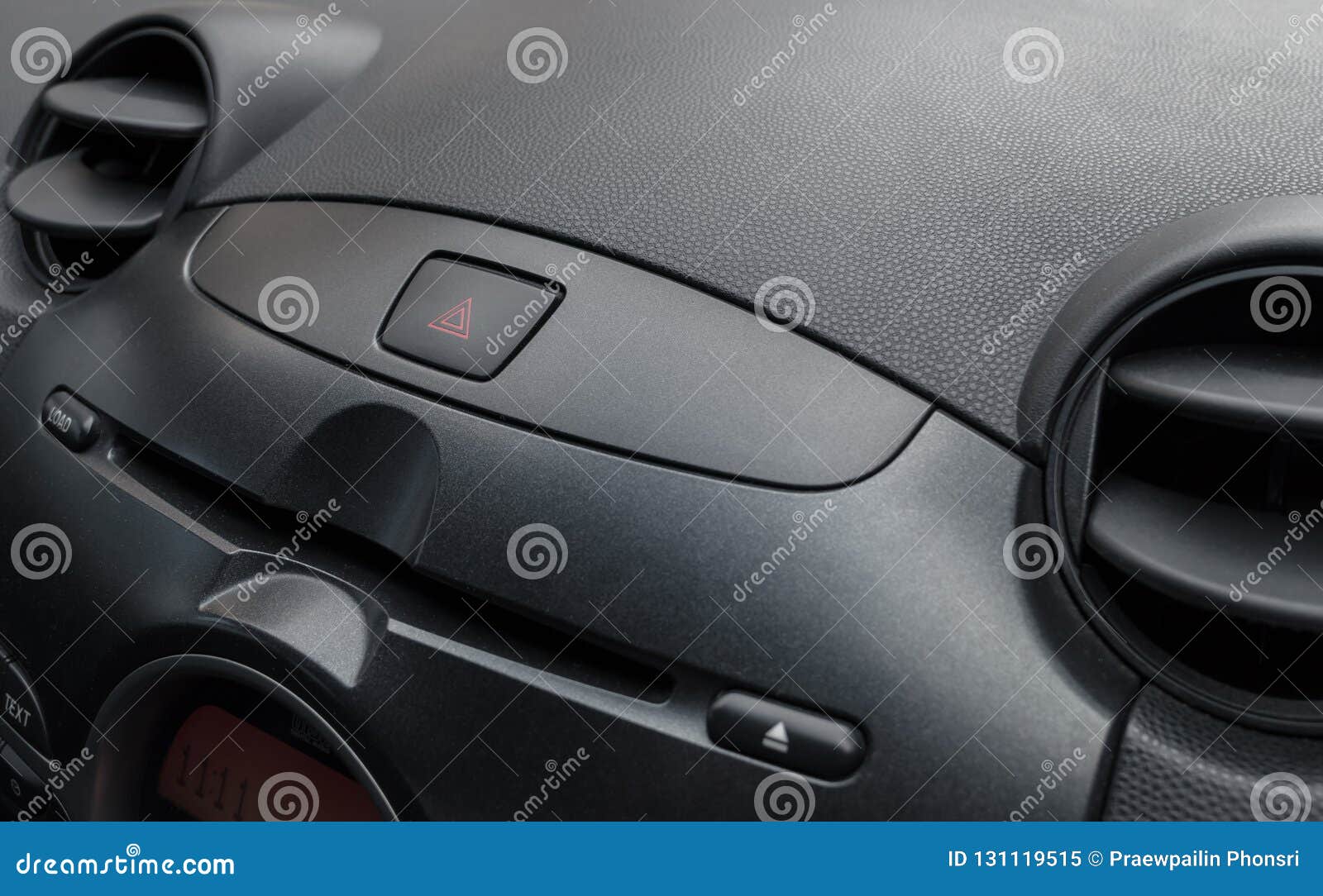 Car Emergency Button in Driver Place. Stock Image - Image of alert ...