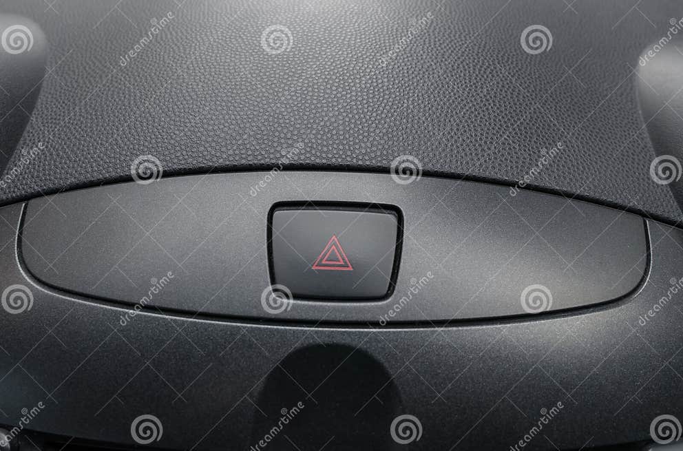 Car Emergency Button in Driver Place. Stock Photo - Image of automobile ...