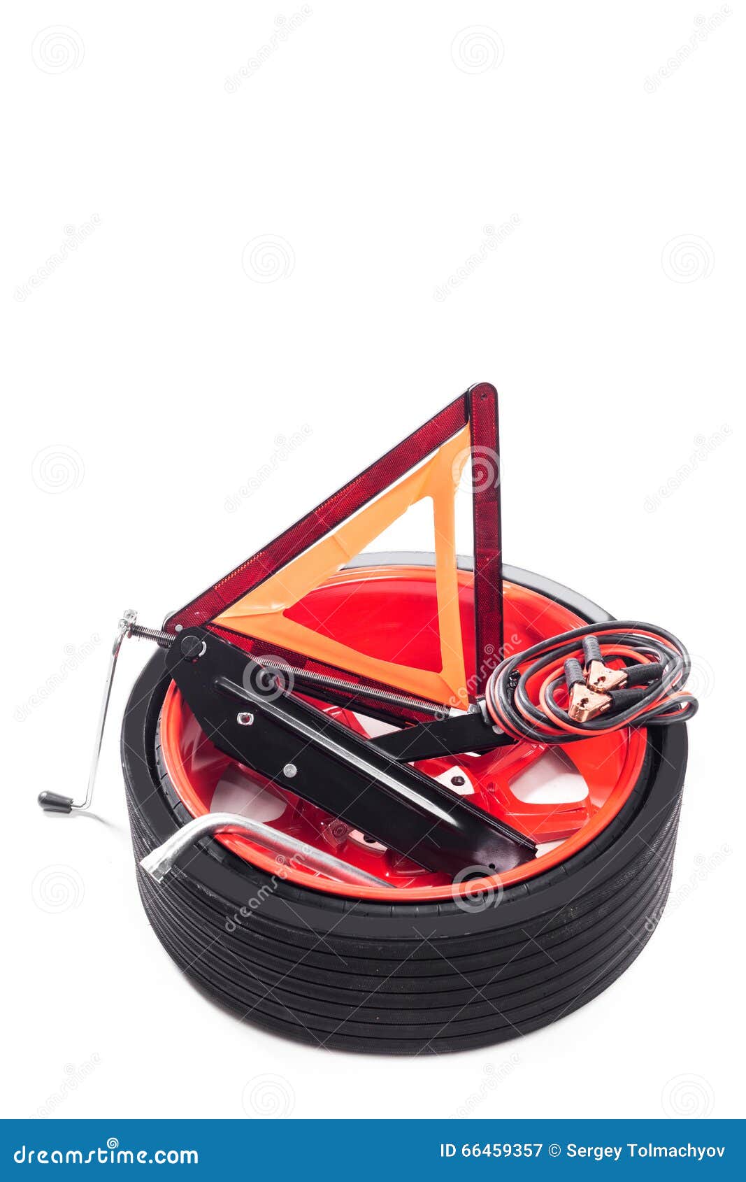 Car emergency kit stock image. Image of isolated, travel - 66459357