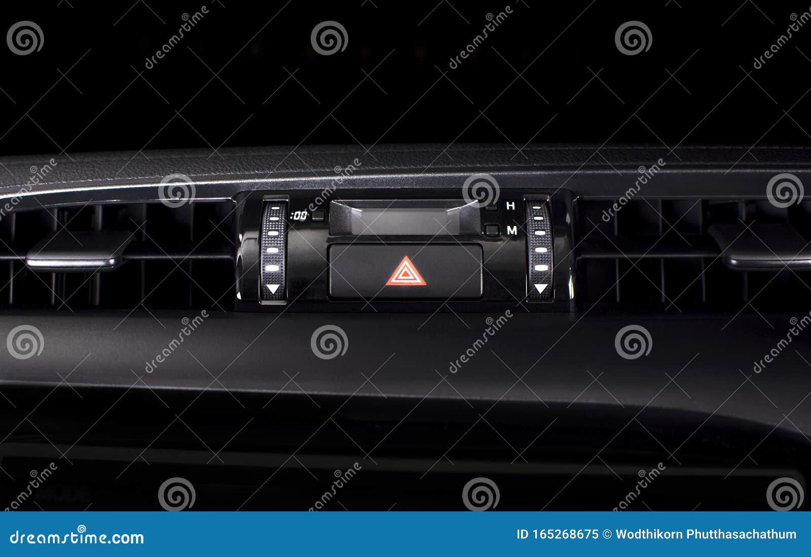 Car Emergency Light Button. Stock Image - Image of safety, icon: 165268675