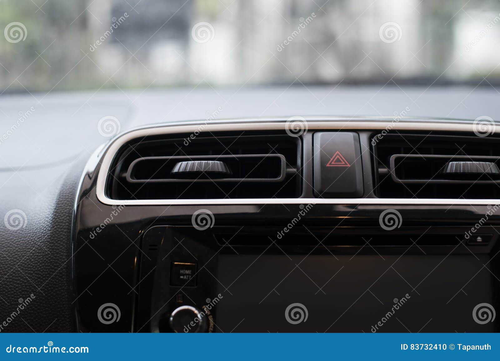 Car Emergency Light Button for Emergency on the Road Stock Photo ...