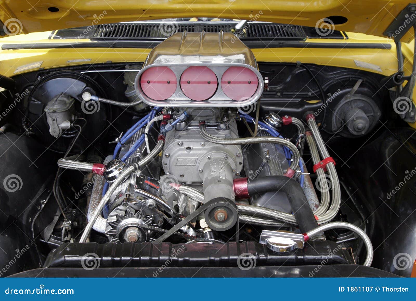 Car Engine stock image. Image of automobile, power, muscle - 1861107