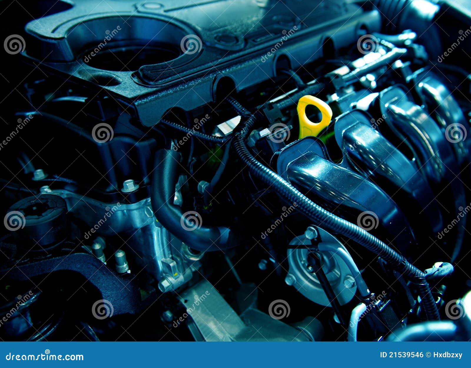 Car engine stock photo. Image of mechanic, benzine, machinery - 21539546