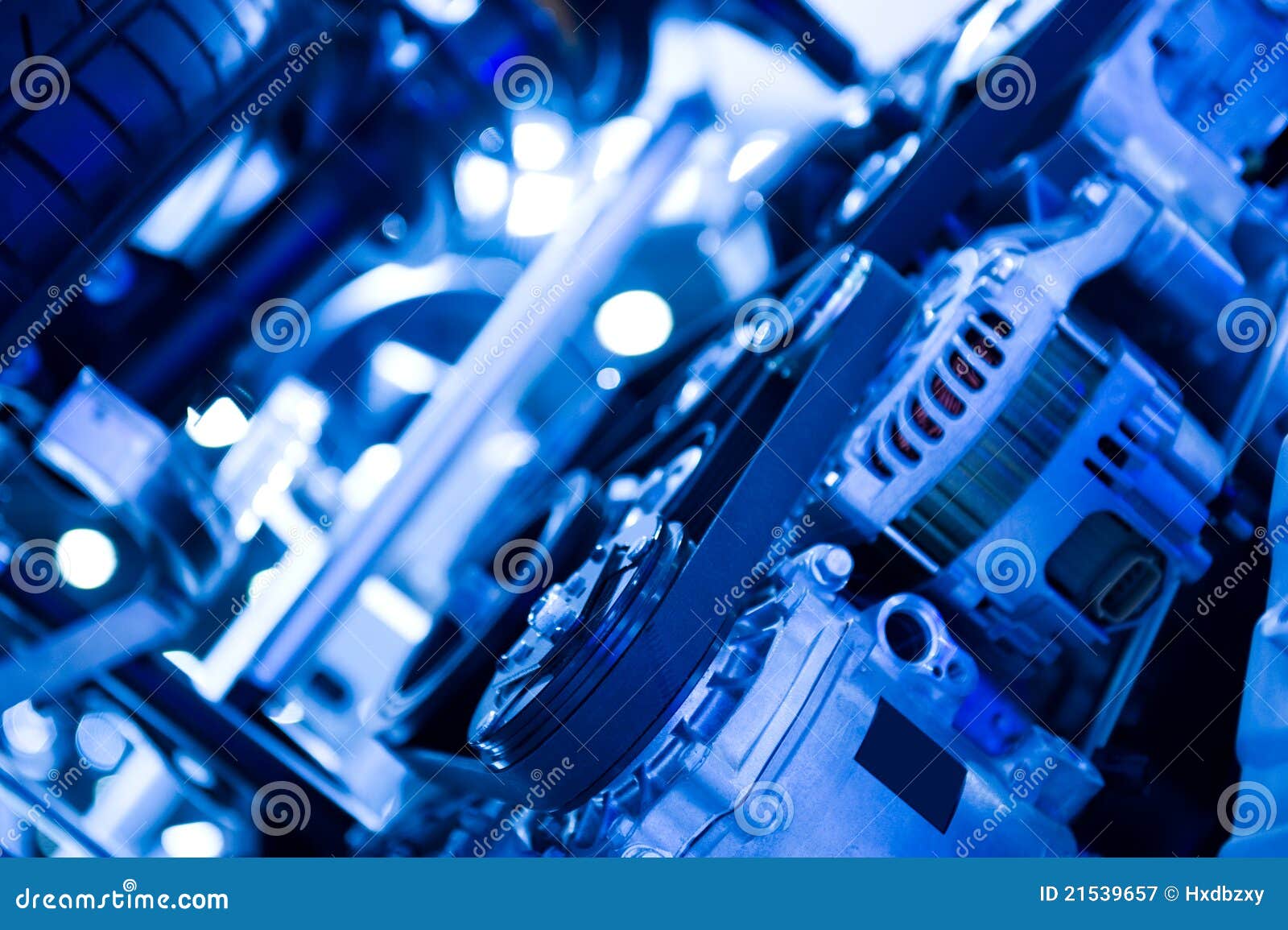 Car engine stock image. Image of chrome, diesel, auto - 21539657