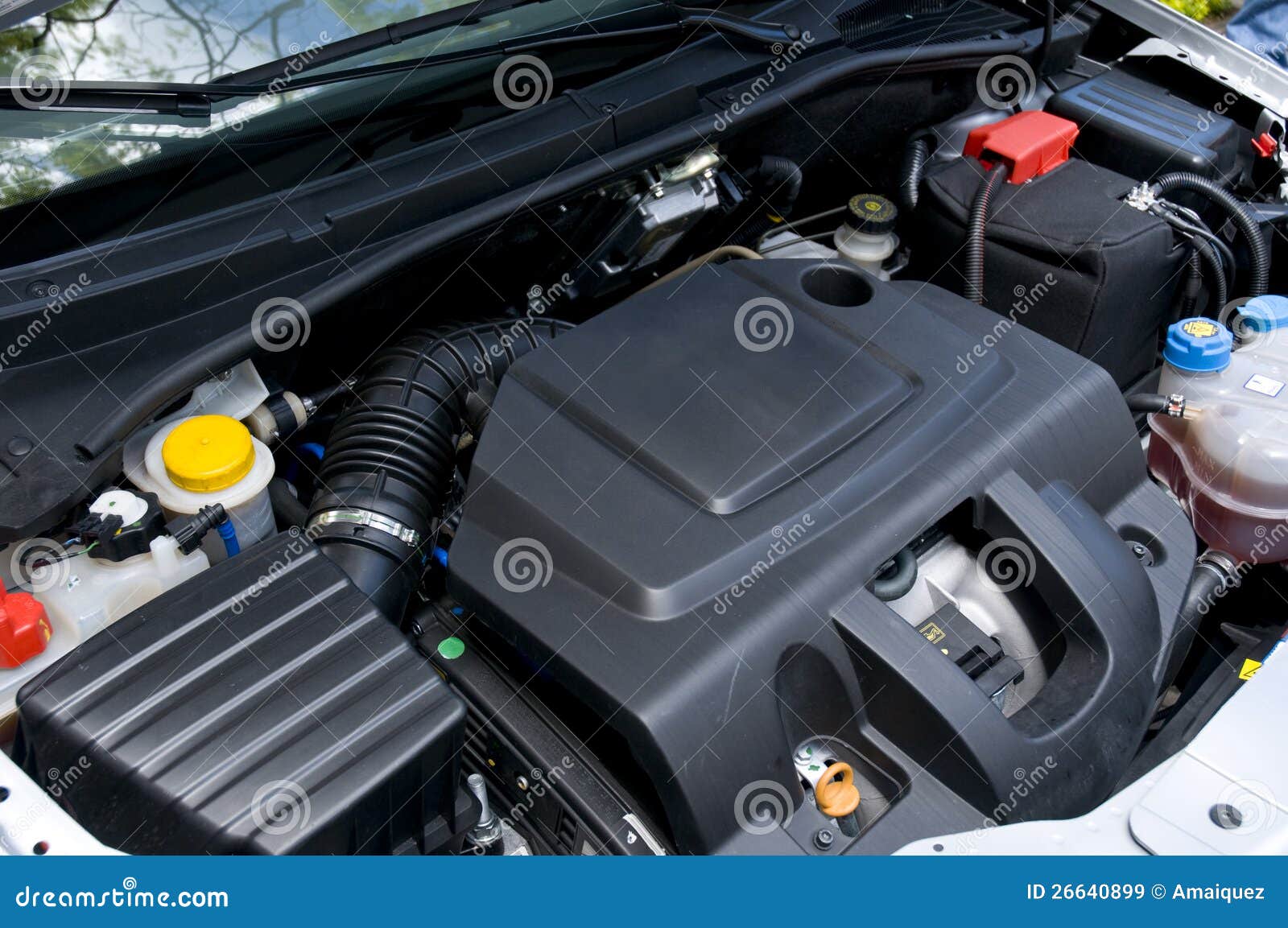Car engine stock image. Image of power, front, angle - 26640899