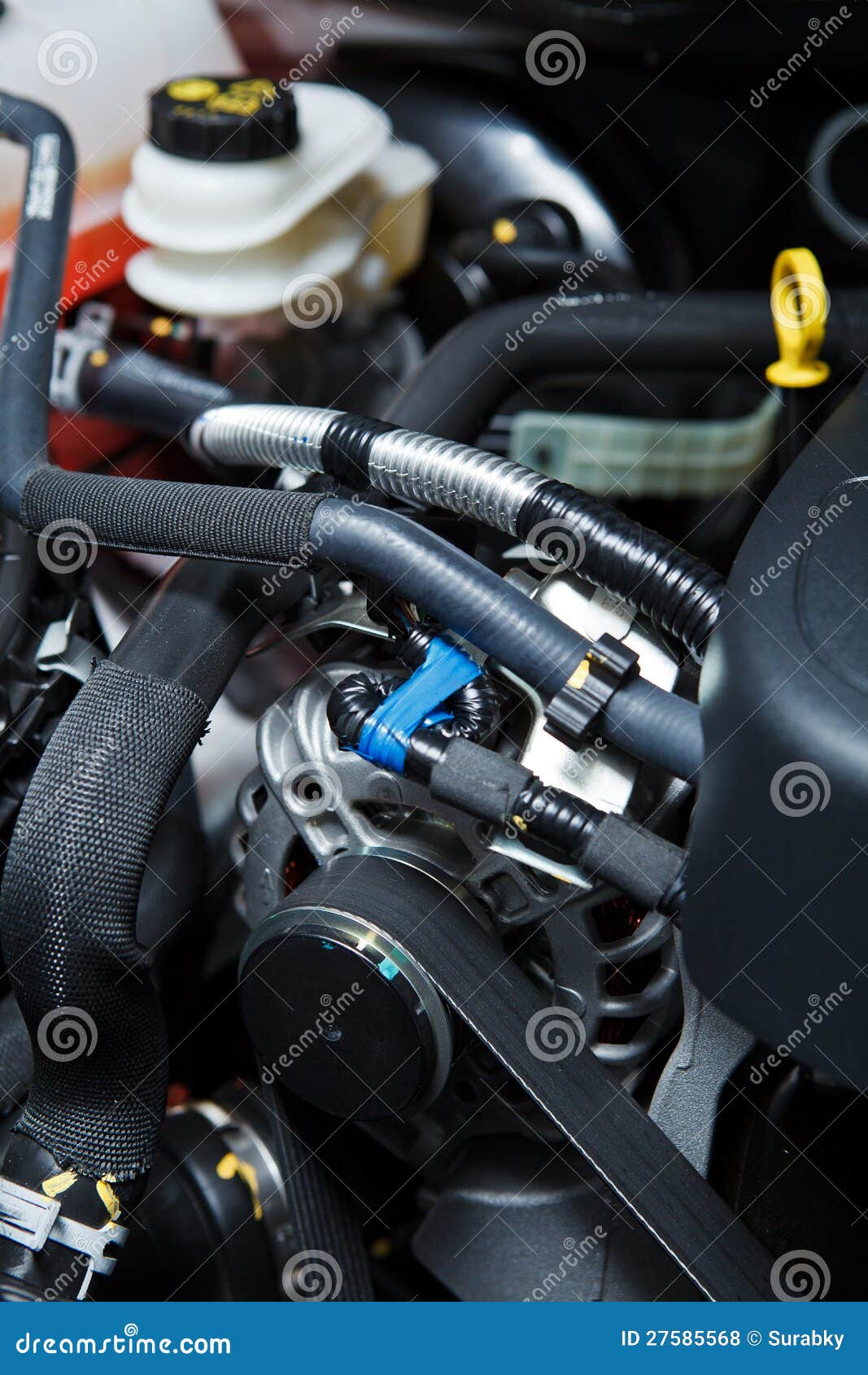 Car engine stock photo. Image of work, steel, speed, vehicle - 27585568