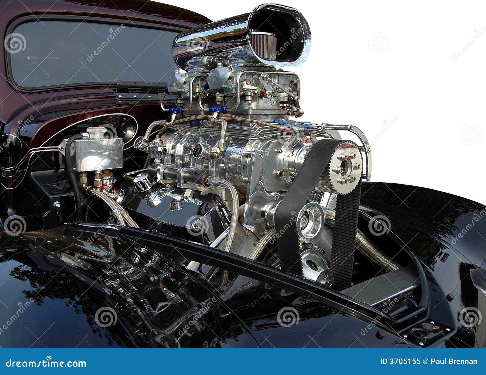 Car Engine stock image. Image of hotrod, automobile, metal - 3705155
