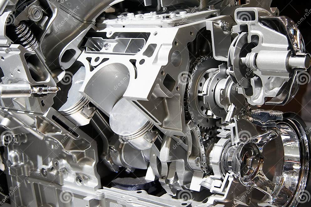 Car engine stock image. Image of auto, automotive, cylinder - 5283083