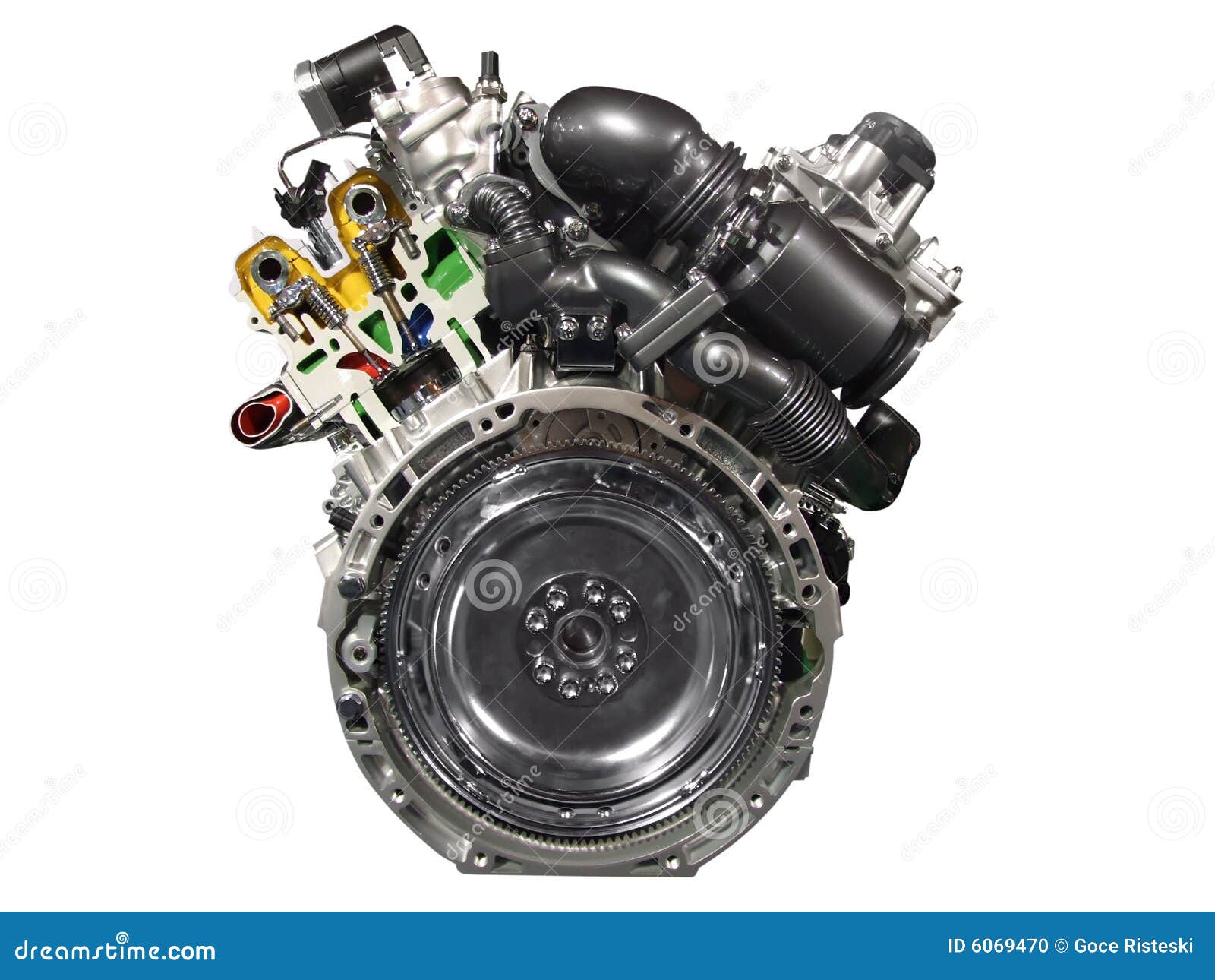 Car engine stock photo. Image of power, auto, front, tuning - 6069470