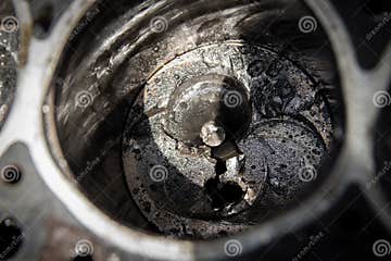 Car engine breakdown stock image. Image of machine, piston - 307051865