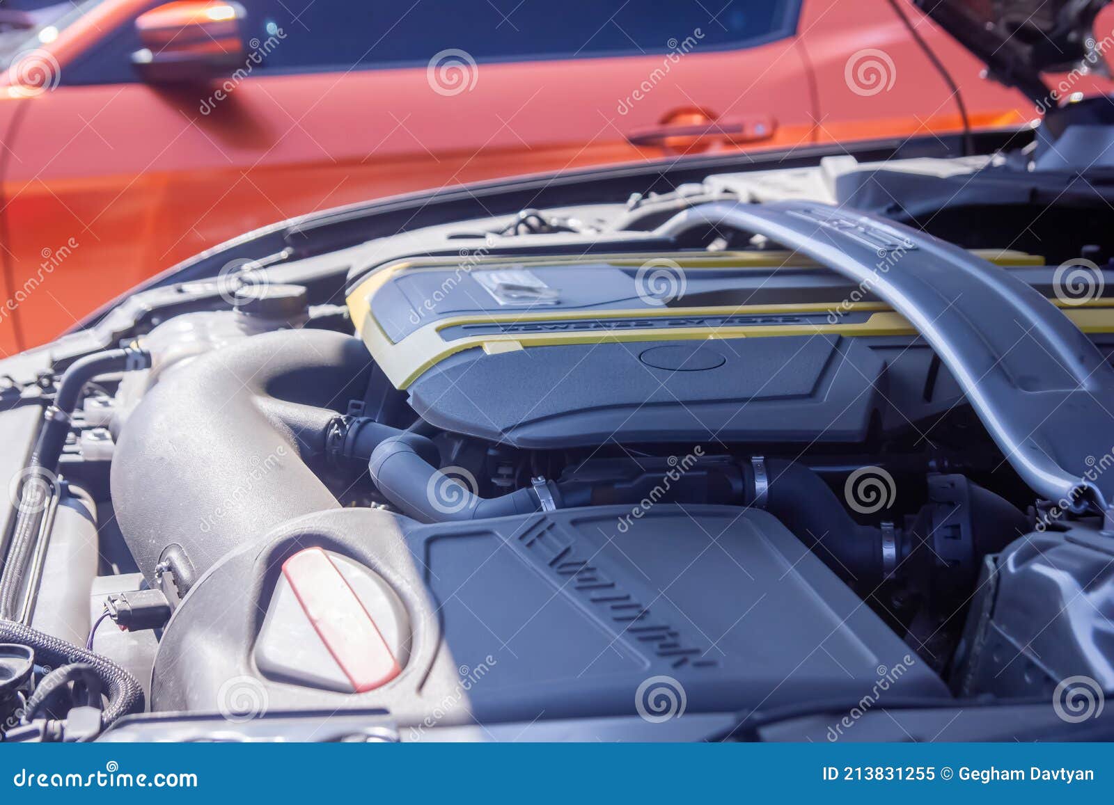 Car Engine, Car Engine Close Up, Engine of a Sports Car Editorial Image ...