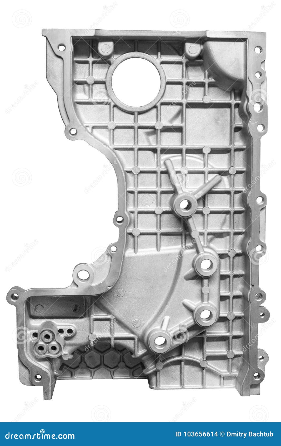 Car Engine Cover on White Background Stock Photo - Image of frame ...