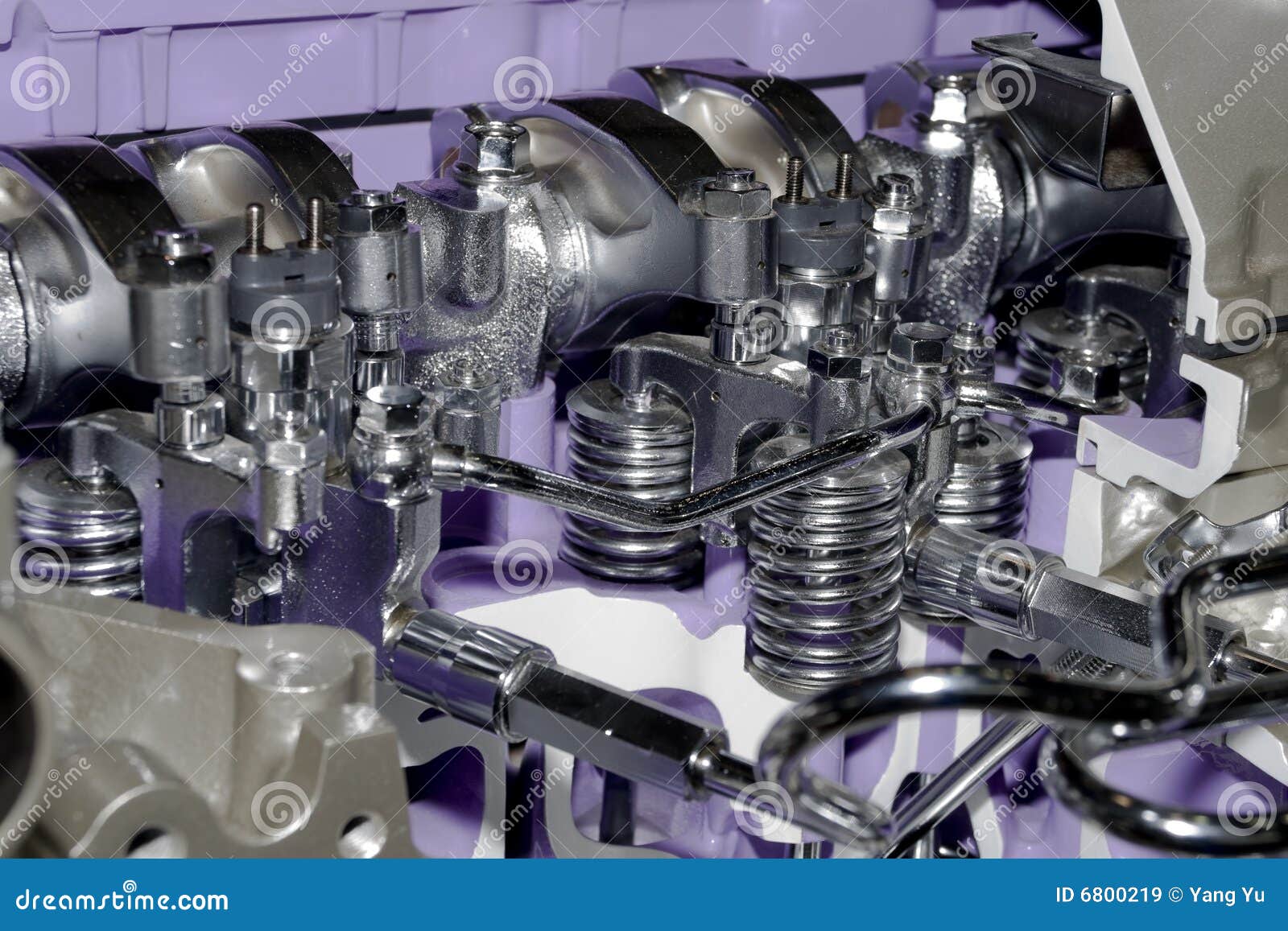 Car engine detail stock image. Image of metal, springs - 6800219