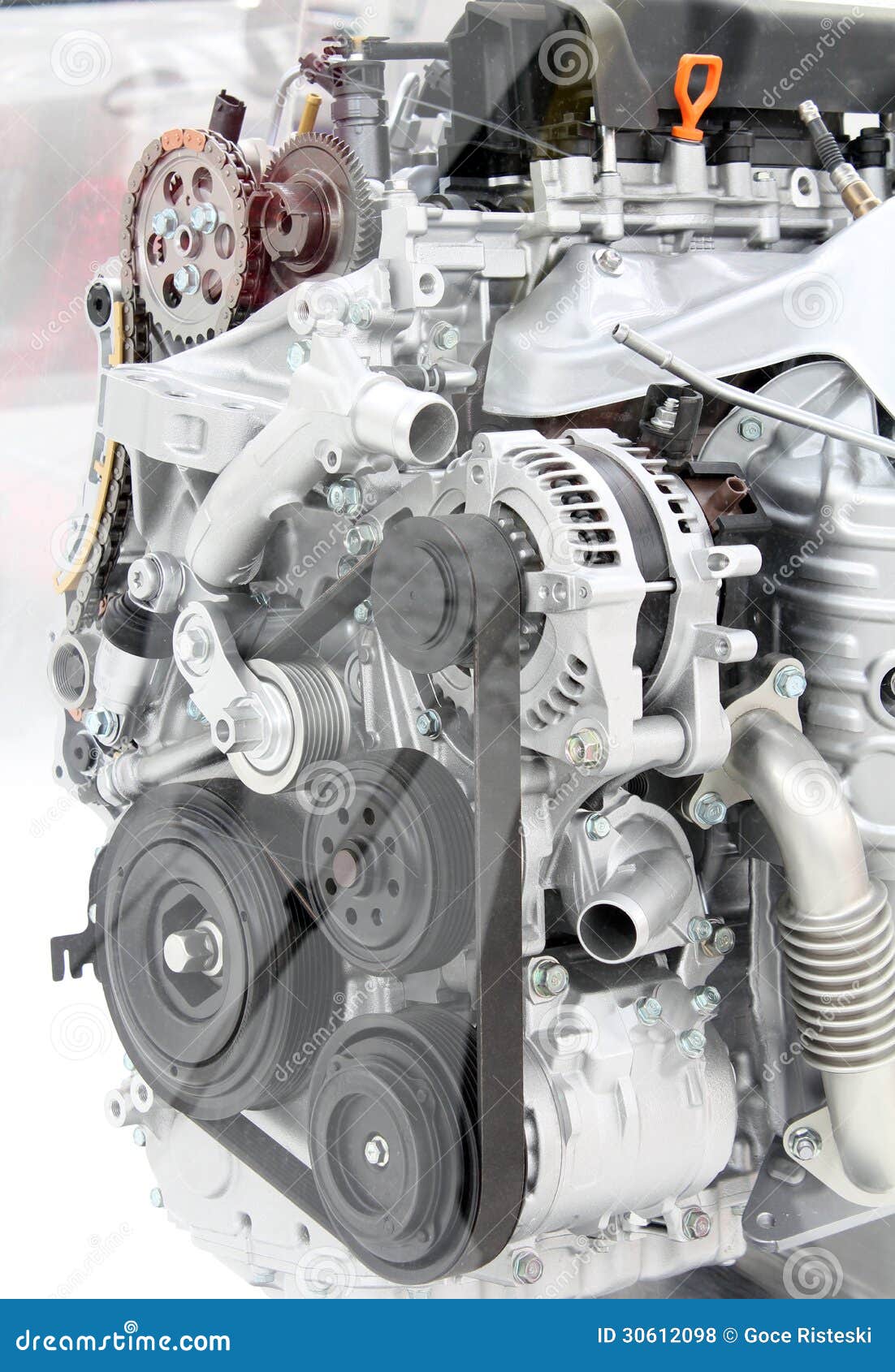 Car engine detail stock photo. Image of mechanism, iron - 30612098