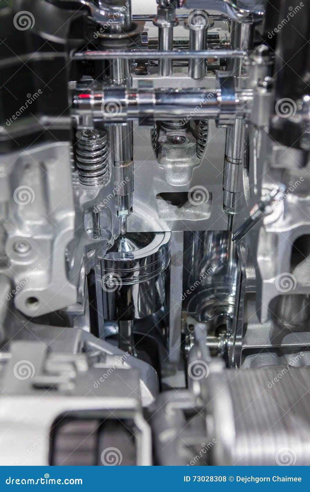 Car engine detail stock photo. Image of chrome, energy - 73028308