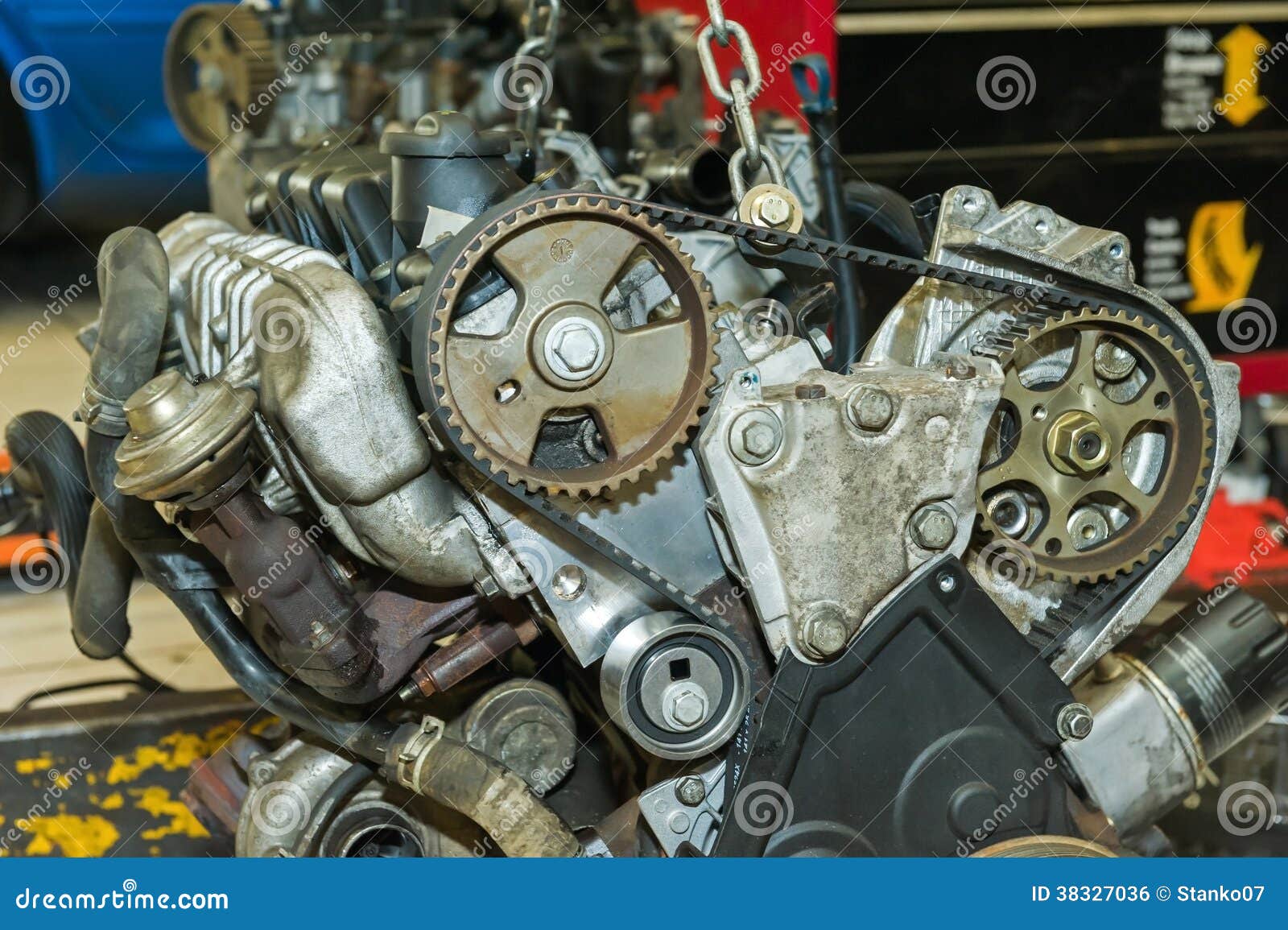 Car engine details stock photo. Image of horsepower, details - 38327036