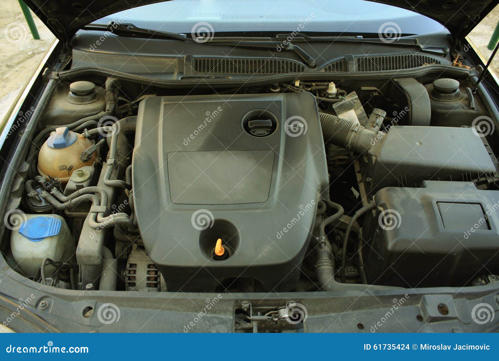 Car Engine Stock Photo - Image: 61735424