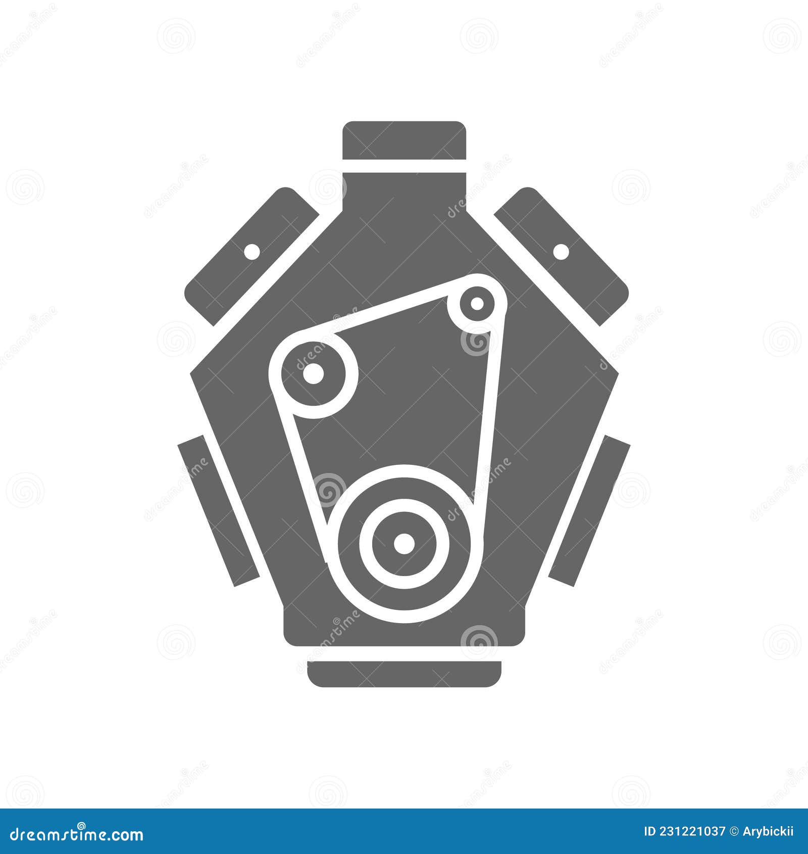 Car engine icon. vector stock vector. Illustration of symbol - 231221037