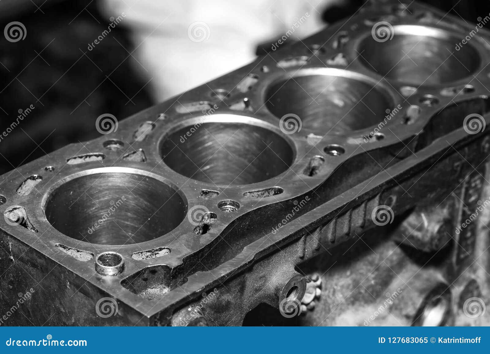 Car Engine Intake Side Receiver Stock Image - Image of power, mechanic ...