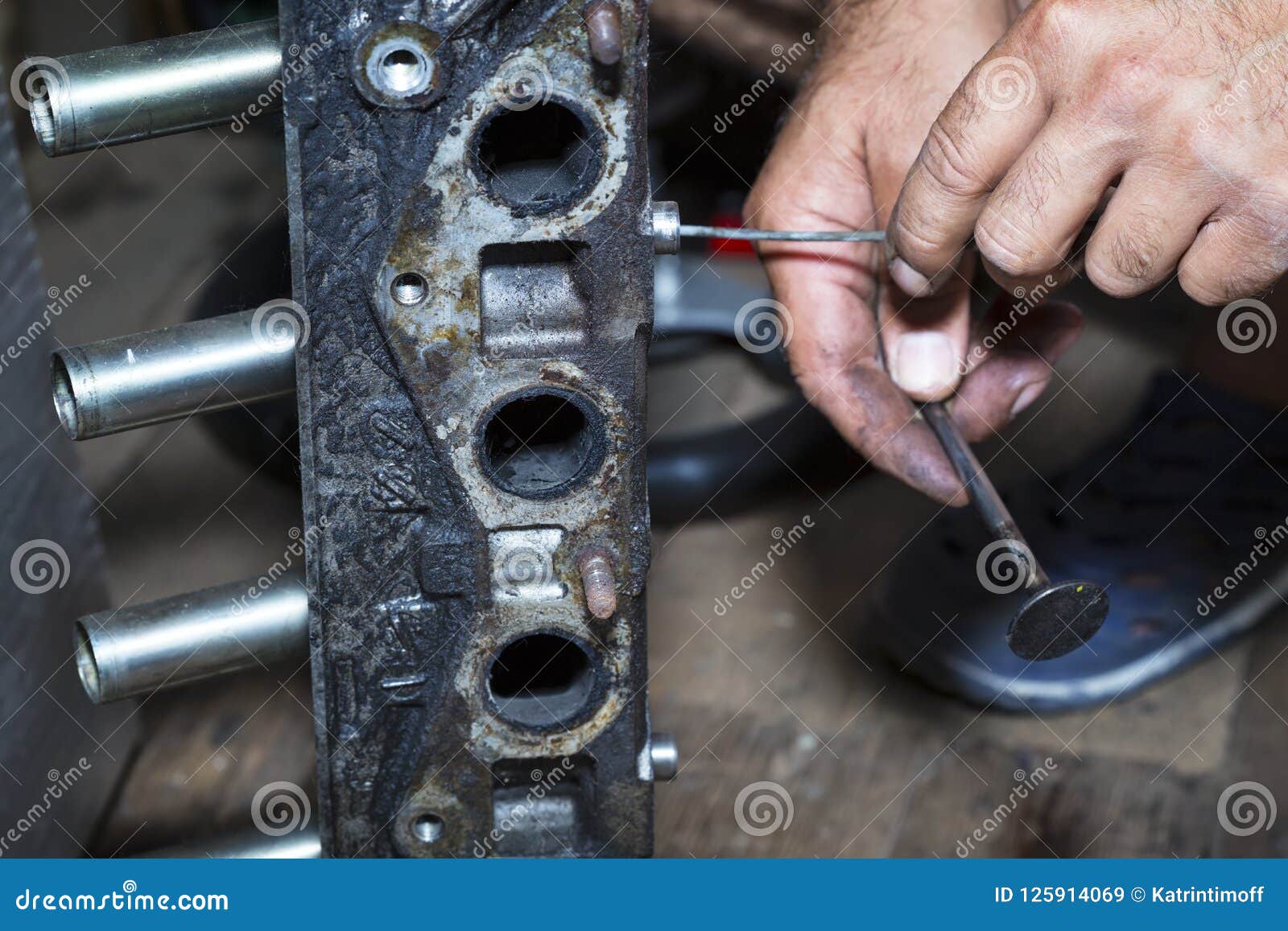 Car Engine Intake Side Receiver Stock Image - Image of engineering ...