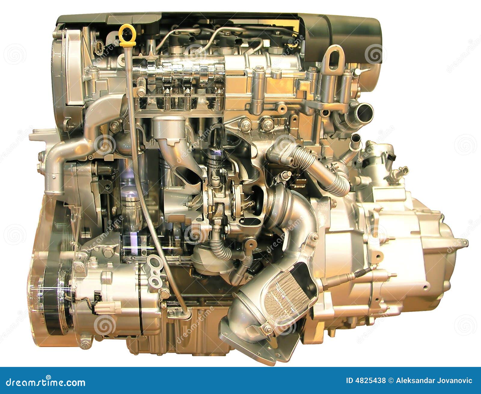 Car Engine Isolated on White Stock Photo - Image of engine, luxury: 4825438