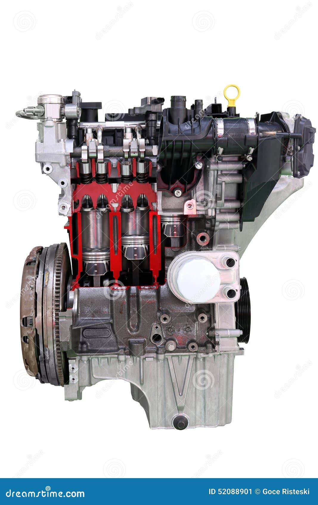 Car engine stock image. Image of steel, manufacturing - 52088901