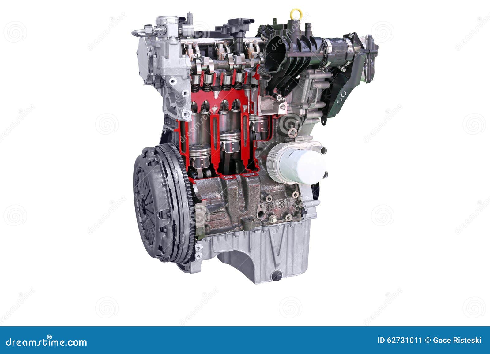 Car engine isolated stock image. Image of engine, transportation - 62731011